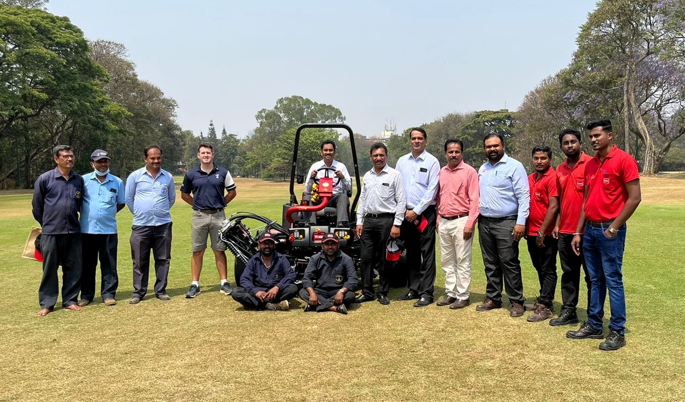 Toro Light Weight Fairway Mower at Bangalore Golf Club - Irrigation Products International Pvt Ltd